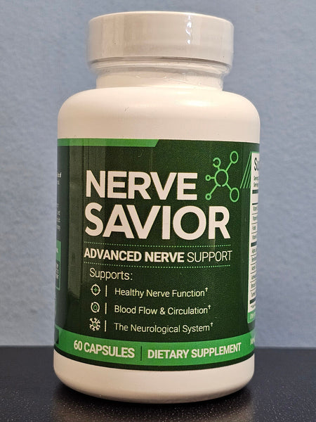 Nerve Savior Advanced Nerve Support 60 Capsules - New / Sealed! Exp 11 ...