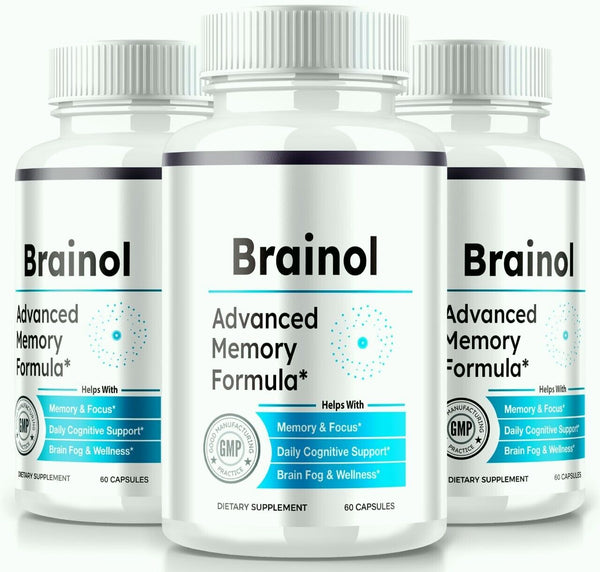 (3 Pack) Brainol Supplement Advanced Memory Formula for Ultimate Brain ...
